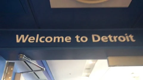 Detroit Sign Stock Footage ~ Royalty Free Stock Videos | Pond5