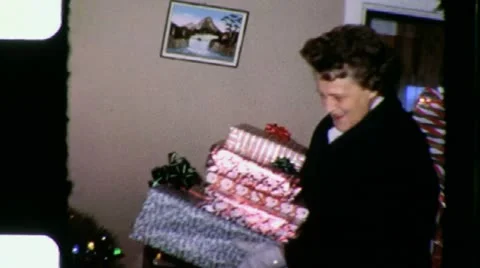 Welcome Dinner Guests Arrive Christmas D... | Stock Video | Pond5