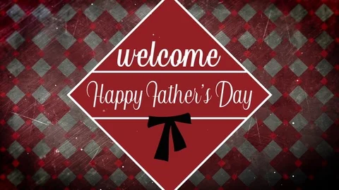 Welcome Fathers Day Text Background | Stock Video | Pond5