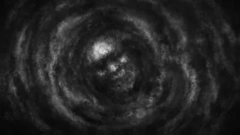 Welcome to hell! 2D animation in dark fa... | Stock Video | Pond5