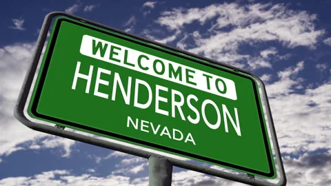 Welcome to Henderson, Nevada. USA City R... | Stock Video | Pond5