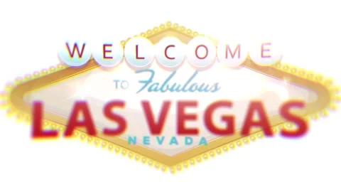Welcome To Las Vegas Sign Animation | Stock Video | Pond5