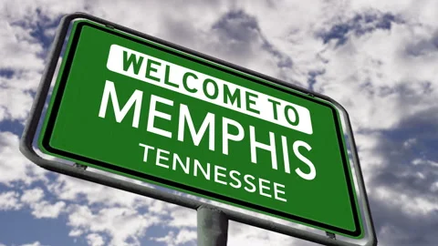 Welcome to Memphis Tennessee, US City Ro... | Stock Video | Pond5
