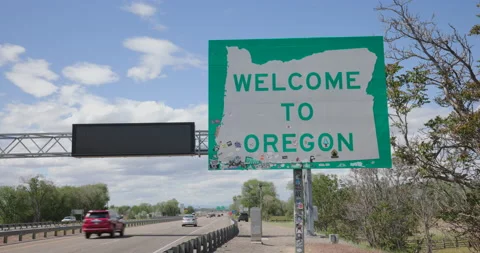 Oregon Sign Stock Footage ~ Royalty Free Stock Videos | Pond5
