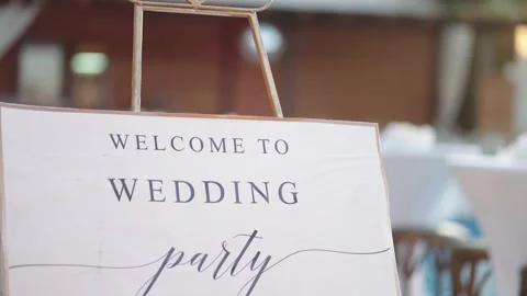 Wedding Welcome Stock Footage ~ Royalty Free Stock Videos | Pond5