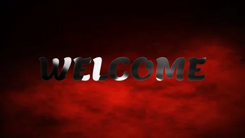 Welcome Text Reveal 4k Animation for mar... | Stock Video | Pond5