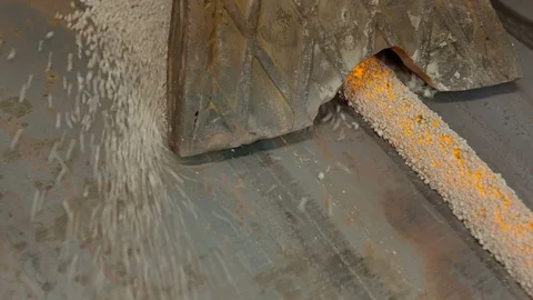 Welding robots movement in a weld for th... | Stock Video | Pond5