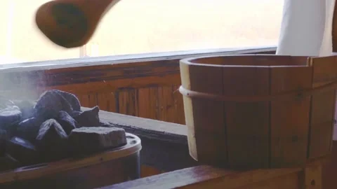 Sauna Woman Stock Video Footage | Royalty Free Sauna Woman Videos | Pond5