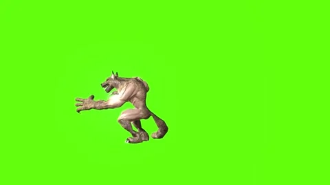 Werewolf claw attack Green screen animat... | Stock Video | Pond5
