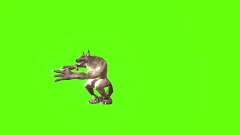 Werewolf claw attack Green screen animat... | Stock Video | Pond5