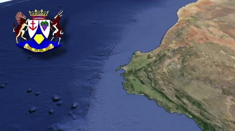 Western Cape with Coat of arms animation... | Stock Video | Pond5