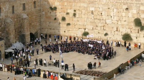 Western Wall Group Photo | Stock Video | Pond5