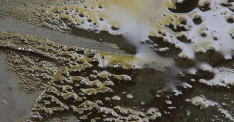 Wet Tar Road Texture | Stock Video | Pond5