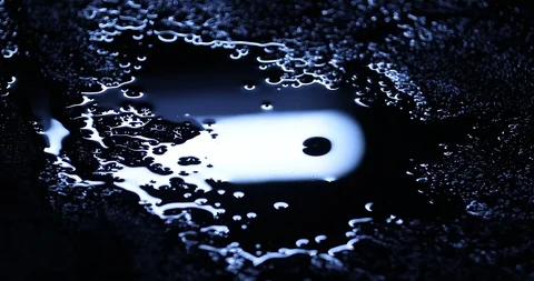 Wet Tar Road Texture | Stock Video | Pond5