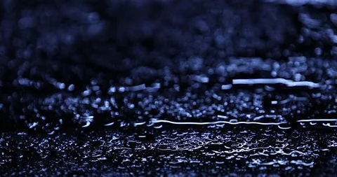 Wet Tar Road Texture | Stock Video | Pond5