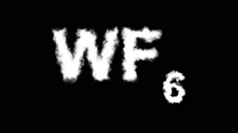 WF6 or Tungsten Hexafluoride Molecule Sy... | Stock Video | Pond5