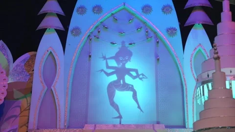 whimsical south east asian shadow puppet... | Stock Video | Pond5