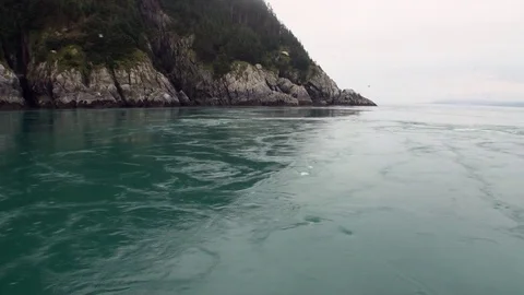 Whirlpool of water of Pacific Ocean on b... | Stock Video | Pond5