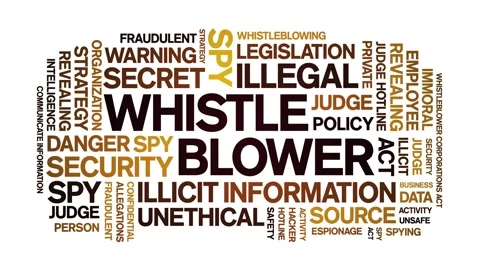 Whistle Blower animated word cloud,anima... | Stock Video | Pond5