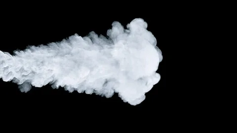 White acrylic color in water smoke vapor... | Stock Video | Pond5