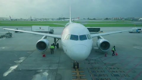 Airbus A320 White Stock Video Footage | Royalty Free Airbus A320 White ...