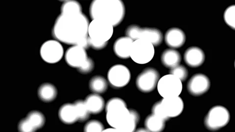 White balls is random moving animation o... | Stock Video | Pond5