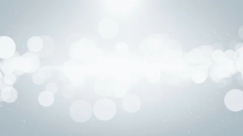 White bokeh particles calm background | Stock Video | Pond5