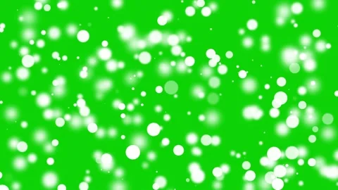 White bokeh particles green screen motio... | Stock Video | Pond5