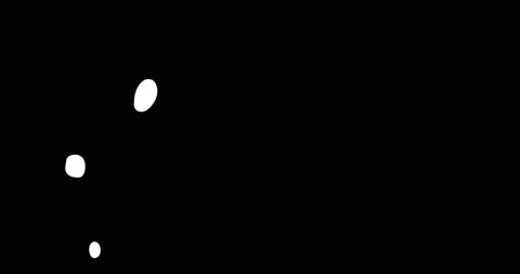 White Cartoon Bubble Animation 4K | Stock Video | Pond5