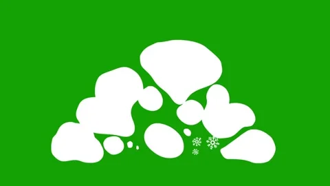 White Cartoon Snow Explosion Spreading o... | Stock Video | Pond5