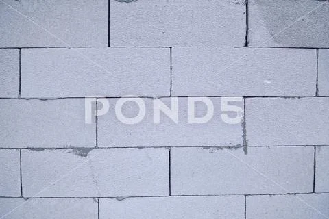 White cinder block wall textured background.Cinder block Hollow brick ...