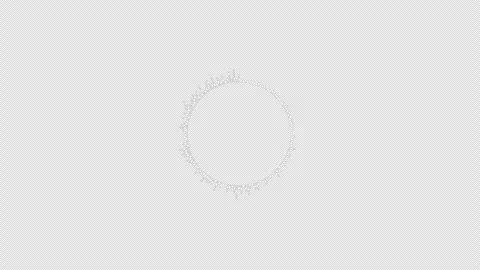 White Circular Sound Wave Animation on a... | Stock Video | Pond5