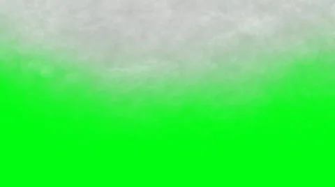 White cloud on green screen | Stock Video | Pond5