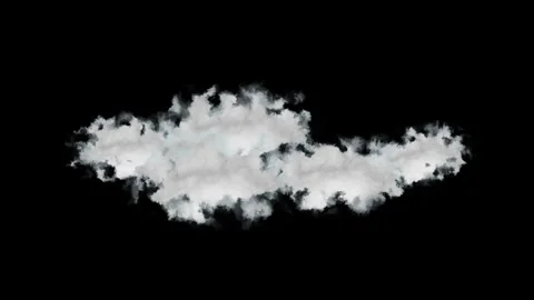 White Cloud Loop: Beautiful Fast Billowi... | Stock Video | Pond5