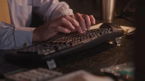White collar professional man typing fas... | Stock Video | Pond5