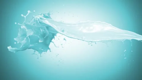 White color flow effect, matte alpha, sp... | Stock Video | Pond5