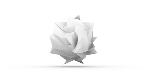 Crumpled Paper Alpha Stock Video Footage | Royalty Free Crumpled Paper ...