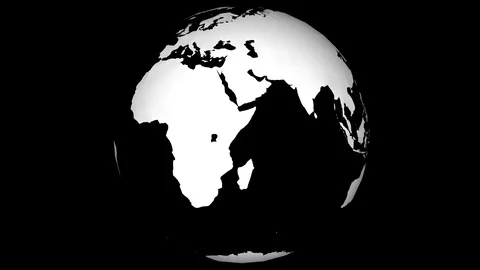 3D Earth Slow Rotating Loop An Stock Video Footage | Royalty Free 3D ...