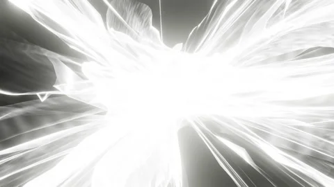 White energy flow or atom splitting, the... | Stock Video | Pond5
