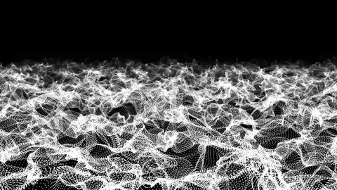 A white etheric field floating away into... | Stock Video | Pond5