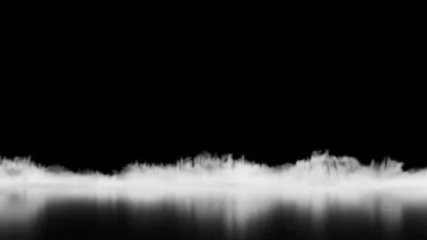 White fire flames isolated on black back... | Stock Video | Pond5