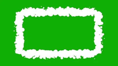 White foam bubbles frame green screen mo... | Stock Video | Pond5