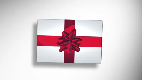 White gift box animation on white backgr... | Stock Video | Pond5