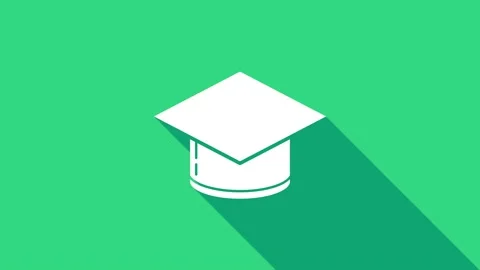 Grad Cap Icon Stock Videos – Royalty-Free HD & 4K Videos