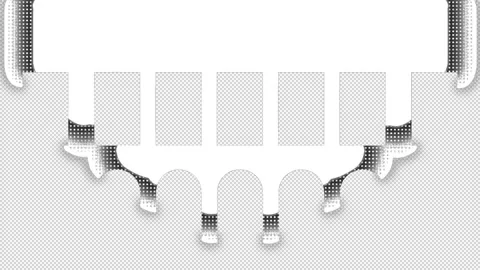 White grid frame wave fill in effect on ... | Stock Video | Pond5