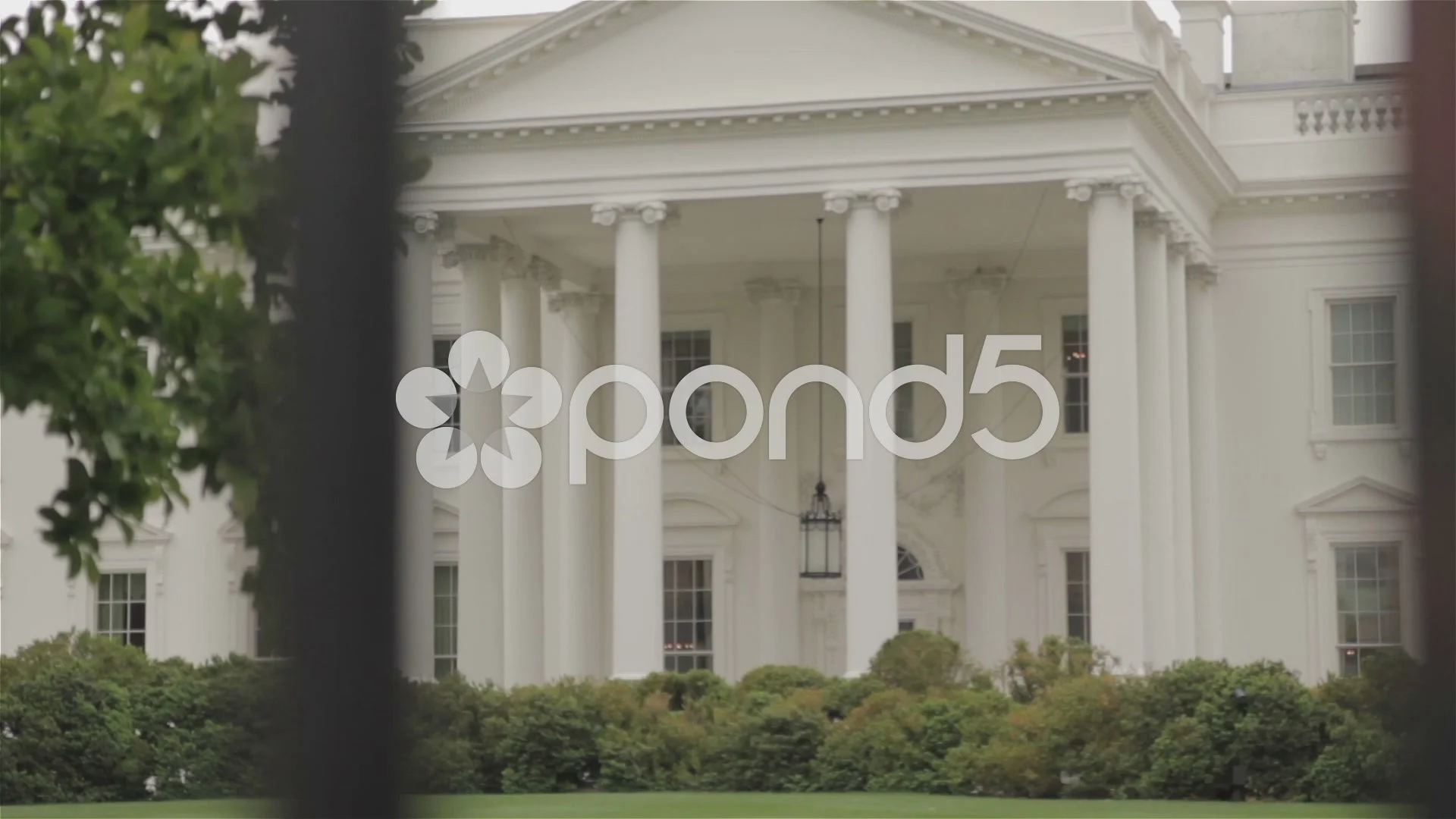 The Front Of The White House Close Up