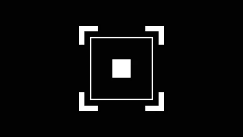 White HUD element User interface on isol... | Stock Video | Pond5