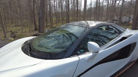 White Hypercar Exotic Sportscar Walkarou... | Stock Video | Pond5