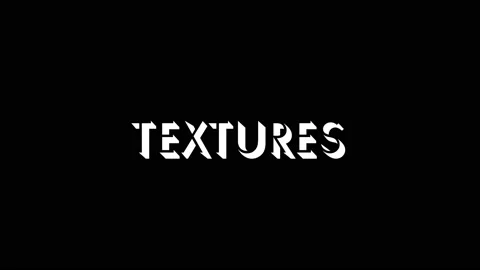 White icon of TEXTURES word appears on a... | Stock Video | Pond5
