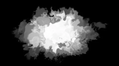 White ink splash effect on alpha backgro... | Stock Video | Pond5